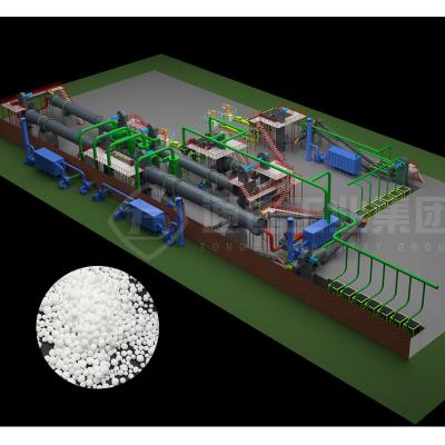 China Organic Fertilizer Pellet Production Line for Chicken Manure 1-3mm Granules for sale