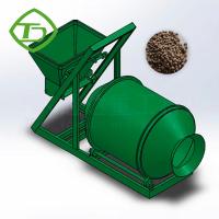 China BB Fertilizer Rotary Drum Mixer Machine 350L Capacity 5.5kw Blending Equipment for sale