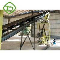 China Industrial Mobile Belt Conveyor 1000mm Width 220V 380V 415V Foldable Galvanized Steel for sale