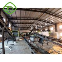 China Galvanized Steel Frame Fertilizer Belt Conveyor 1000mm Width 220V for Chicken Farm for sale