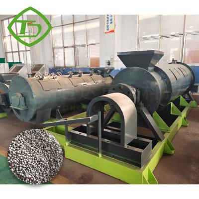 China Tooth Stirring Organic Fertilizer Granulator 1-8 t/h Capacity Round Spherical Granules for sale