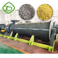 China Tooth Stirring Organic Fertilizer Granulator 1-8 t/h Capacity Round Spherical Granules for sale