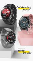 China New High Quality T23 Huawei Style Full Screen Touch Smart Watch With Body Temperature for sale