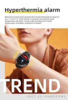 China New High Quality T23 Huawei Style Full Screen Touch Smart Watch With Body Temperature for sale