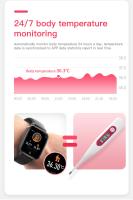 China NEW High Quality CB17 Smart Watch With Body Temperature for sale