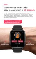 China NEW High Quality CB17 Smart Watch With Body Temperature for sale