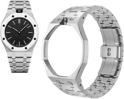 China Watch Mod Kit Stainless Steel Watch Case Metal Bracelet Compatible with S-watch X AP Royal Pop Pocket Watch for sale