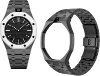 China Watch Mod Kit Stainless Steel Watch Case Metal Bracelet Compatible with S-watch X AP Royal Pop Pocket Watch for sale