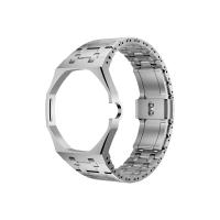 China Watch Mod Kit Stainless Steel Watch Case Metal Bracelet Compatible with S-watch X AP Royal Pop Pocket Watch for sale