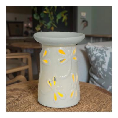 China White Hot Selling Ceramic Essential Oil Burner Customizable Shape for Restaurant Decor for sale
