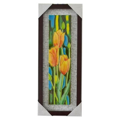 China Customizable Pattern&size Hand Painting Pattern Ceramic Tile for Wedding&living Room Decor. for sale