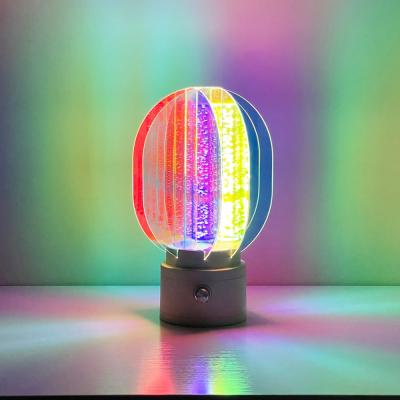 China 360° Rotating Light and Shadow Aurora Desktop Night for Lamp Desktop Gift for sale