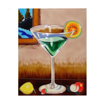 China 20x30cm Handcrafted Wall-mounted Ceramic Decorative Pictures for Bedroom for sale