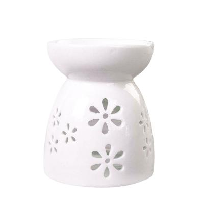 China Modern Luxury Plug-In Oil Diffuser Ceramic Wax Melt Burner Warmer for Spa for sale