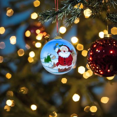 China 2025 Luxury High-End Christmas Trees Ornaments Balls with Environmentally Friendly  Materials for Gift for sale
