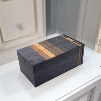 China Customizable Wood Wine Bottle Packaging Box Acceptale OEM/ODM  for Home Decoration for sale