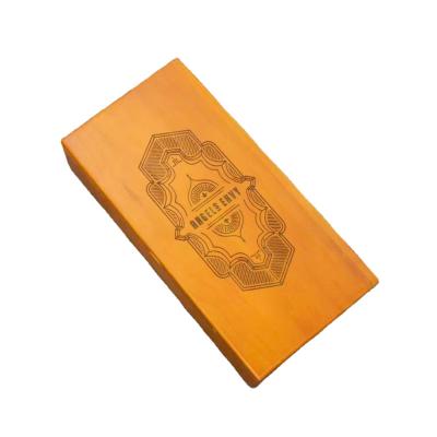 China Luxury  Hand-polished Wood Maple Wood Wine Gift Packaging Box for Corporate for sale