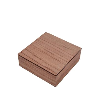 China Handmade Customized Single Wooden Coin Box in Timber Varnishing Handling for sale