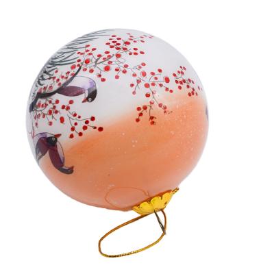 China China Personalized  Inside Painted Christmas Christmas  Glass  Balls  Ornament  for Christmas for sale