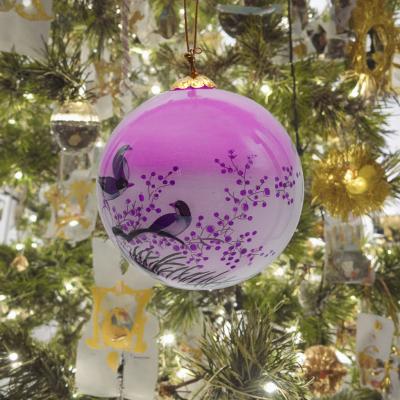 China Chinese Traditional Inside Hand-made Customized Crystal Christmas Ornament Ball for Decoration for sale