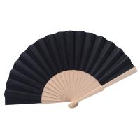 China Chinese Personalized Black Large Wedding Bamboo Fans with Carved Bride and Groom for Wedding Gift & Souvenir for sale