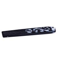 China 13 Inch Large Zebra Print Rave Fan Bamboo Folding Clack Fan for Techno Music Festival & EDM Party Performance for sale