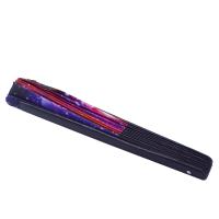 China Custom 13 Inch Large Rave Folding Hand Fan Bamboo Clack Fan for Music Festival EDM Party Dance Performance for sale