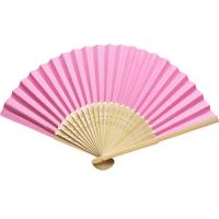 China Customizable DIY Paper Fans Foldable Handheld Fans for Wedding Party &Business Gift DIY Crafts for sale