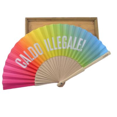 China Best-Selling 23CM 7-inch Spanish Folding  Handheld Dance Fans for Weddings and Parties for sale