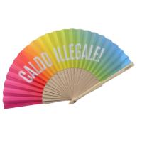 China Best-Selling 23CM 7-inch Spanish Folding  Handheld Dance Fans for Weddings and Parties for sale