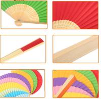 China High Quality and Beautiful Retro Hollow Silk Hand  Folding Fan  for Wedding Gift for sale