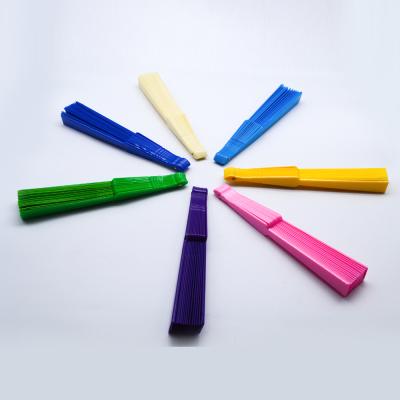 China Customized Color and Material Colourful Party Plastic Fans for Party celebrations for sale