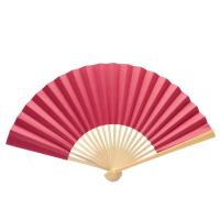 China Wholesale  23cm Custom Printed Bamboo Hand-Folding Fan for Business Gifts for sale