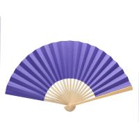 China Wholesale  23cm Custom Printed Bamboo Hand-Folding Fan for Business Gifts for sale