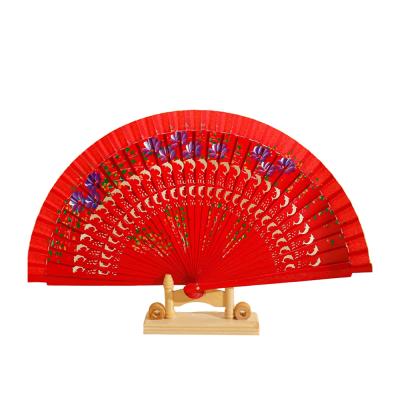 China Best-selling Carved Antique Chinese-style Hanfu Gift: Fully Scented Sandalwood Fan for sale