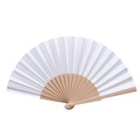 China Personalized Painted Engraved Wood Folding Hand Fan for Birthday & Party for sale