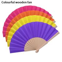 China Factory Custom Spanish Wood Handheld Floding Fan for Wedding Fans for sale