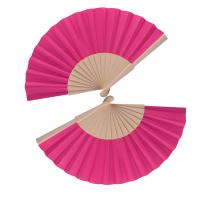 China Customize Color Wood Hand Fan  Accepts Silkscreen/Engraving  for Promotional Business Gift for sale