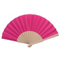 China Customize Color Wood Hand Fan  Accepts Silkscreen/Engraving  for Promotional Business Gift for sale