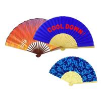 China Personalized Handcrafted Bamboo Fairy Kungfu Hand Fan with Custom Engraving for Music Festival Parties-Gift Souvenir for sale