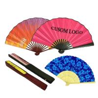 China Personalized Handcrafted Bamboo Fairy Kungfu Hand Fan with Custom Engraving for Music Festival Parties-Gift Souvenir for sale