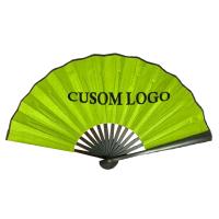 China Personalized Handcrafted Bamboo Fairy Kungfu Hand Fan with Custom Engraving for Music Festival Parties-Gift Souvenir for sale