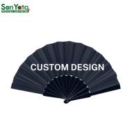 China Abanico De Mano De Pl Stico Abanicos Plegables De Mano De Plastico Portatil Abanico Chino De Tela Orienta for sale