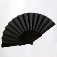 China Personalized Large Size Custom Print Folding Plastic Promotional Hand Fan for Sublimation 13 Inch for sale