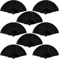 China Personalized Large Size Custom Print Folding Plastic Promotional Hand Fan for Sublimation 13 Inch for sale