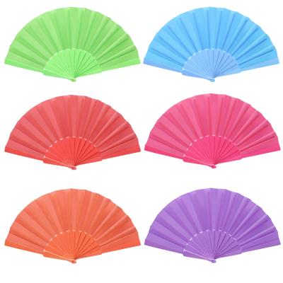 China Plastic Oxford Cloth Handheld Fans Are Available for Customization in Various Styles and Colours for sale