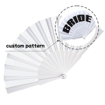 China Wholesale High Promotional  Custom Printed logo Plastic Hand Held Gift Fan for sale