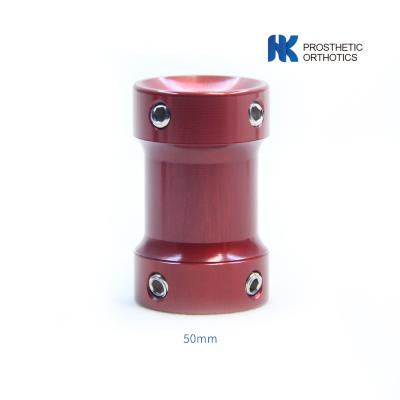 China Aluminum Prosthetic Double Head Adapter For Children Length 50mm for sale