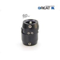 China Light Weight Aluminum Prosthetic Double Head Sliding Adaptor 60mm for sale