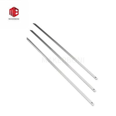 China 801439 IX6 Cutting Blade – Double Hole 310x7x2mm & Single Hole 308x7x2mm for Textile & Lingerie Industry for sale